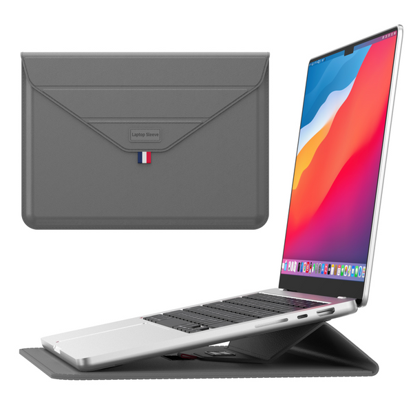UltraSlim Laptop Sleeve with Triangle Support Stand – BlueBolt Chargers